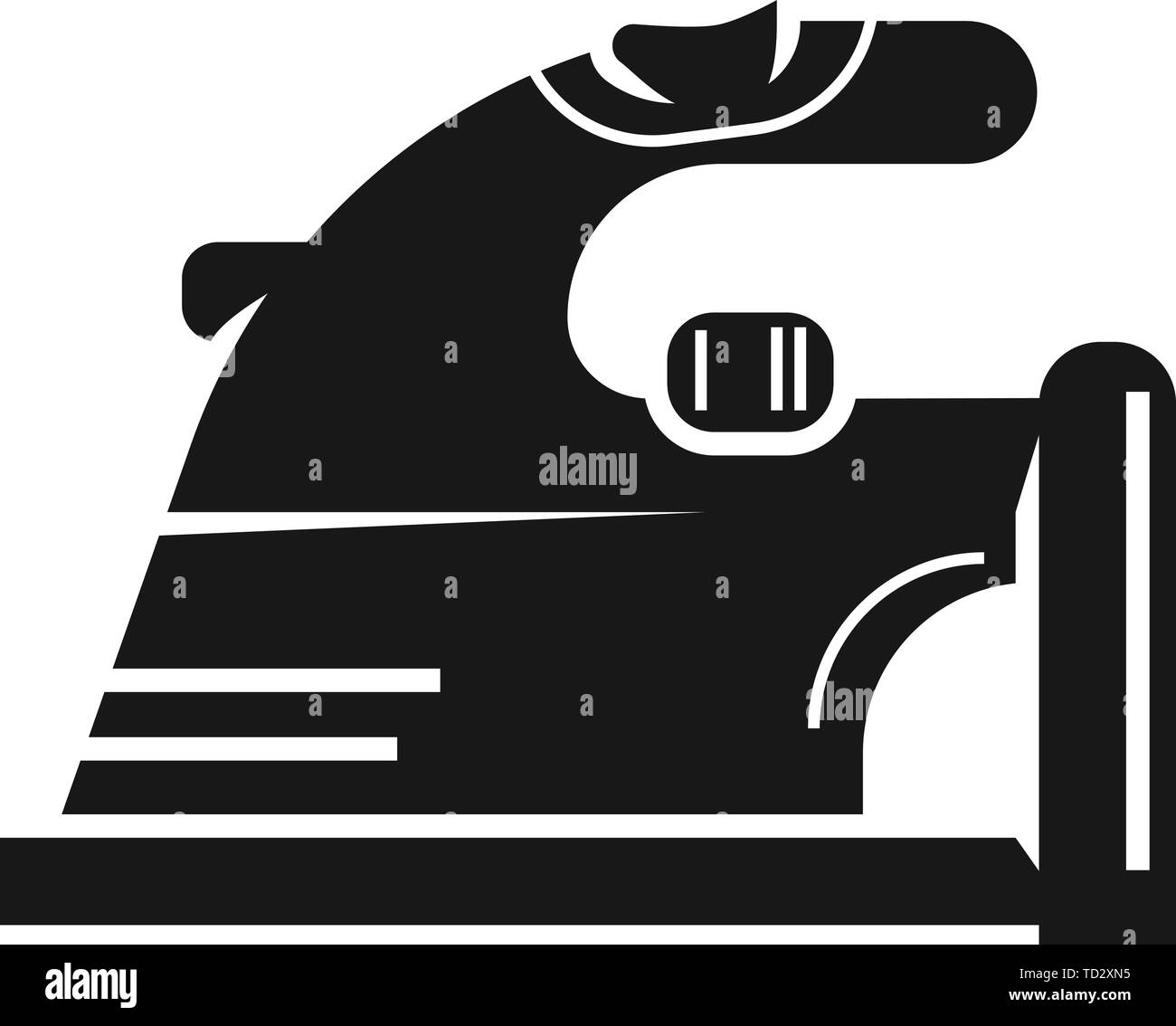 Iron icon. Simple illustration of iron vector icon for web design ...