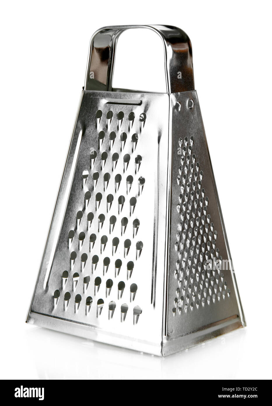 Metal grater, isolated on white Stock Photo - Alamy