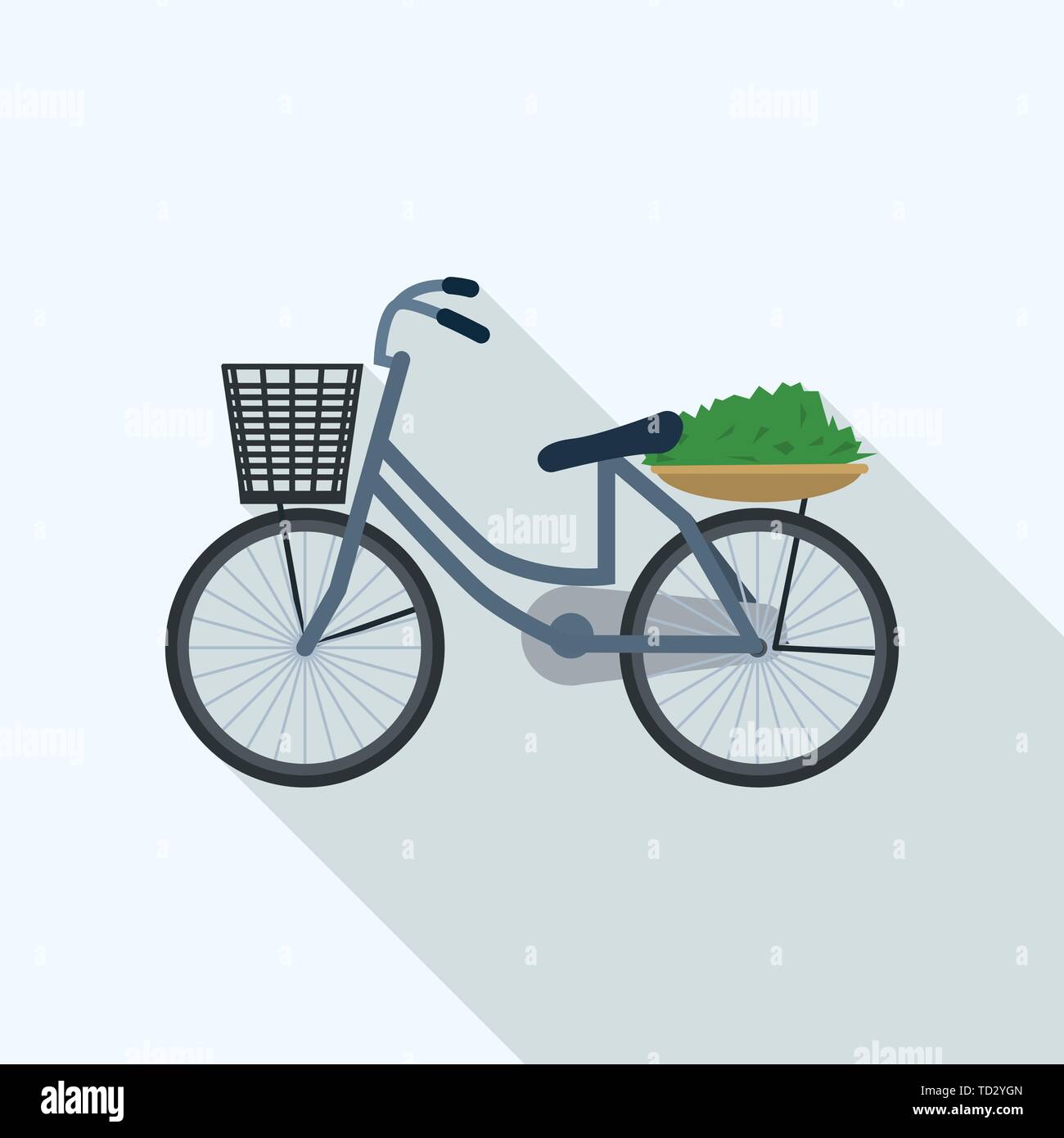 Dutch vintage bicycle Stock Vector Images - Alamy