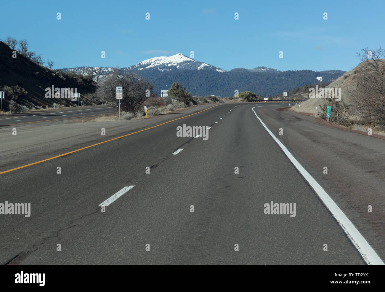 Highway material in the United States Stock Photo - Alamy