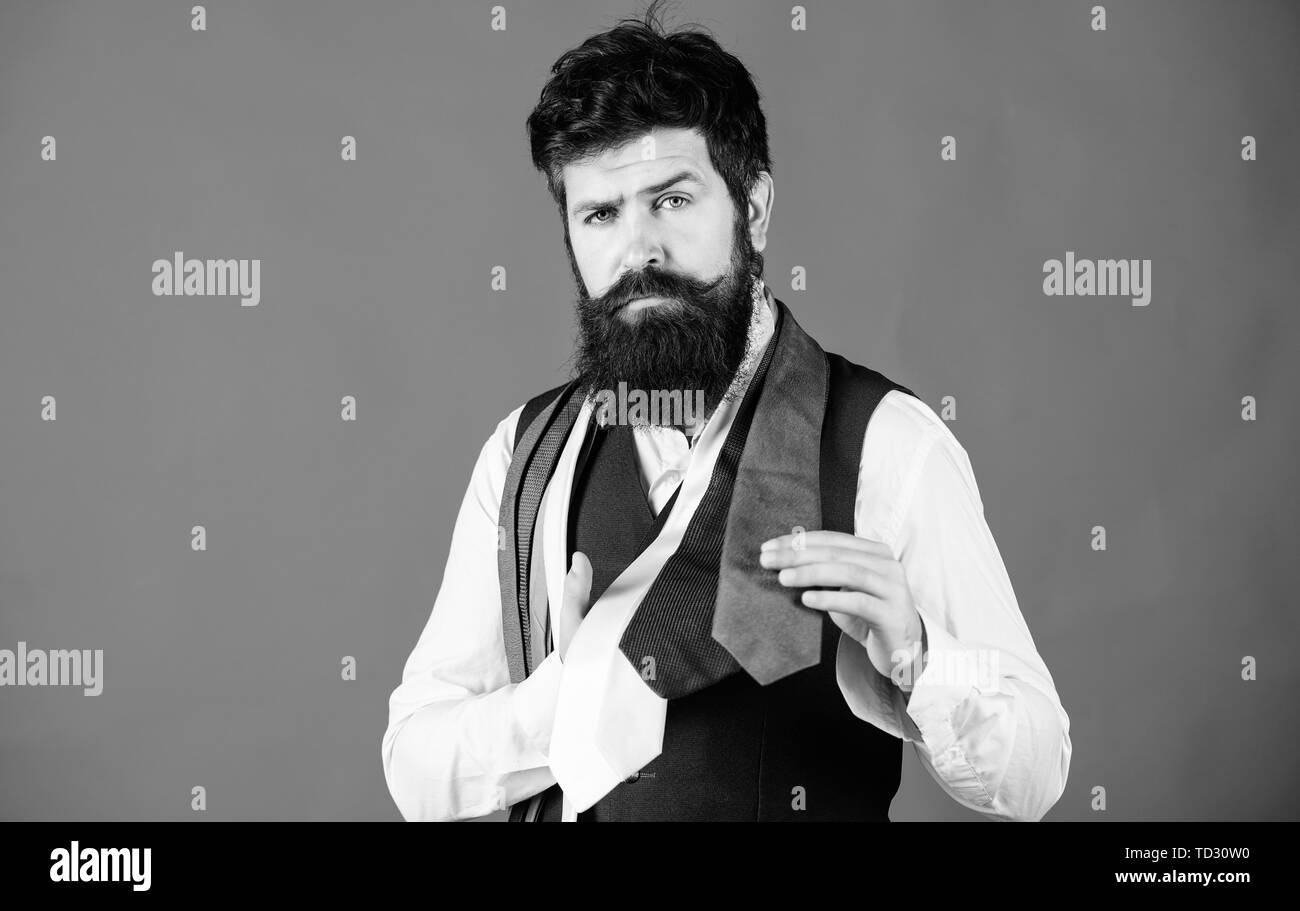 It is a perfect choice neckwear. Salesman offering a good choice of ...