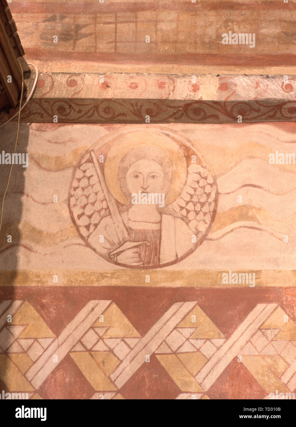 Wall paintings of St Michael and All Angels church, Copford, Essex, UK ...