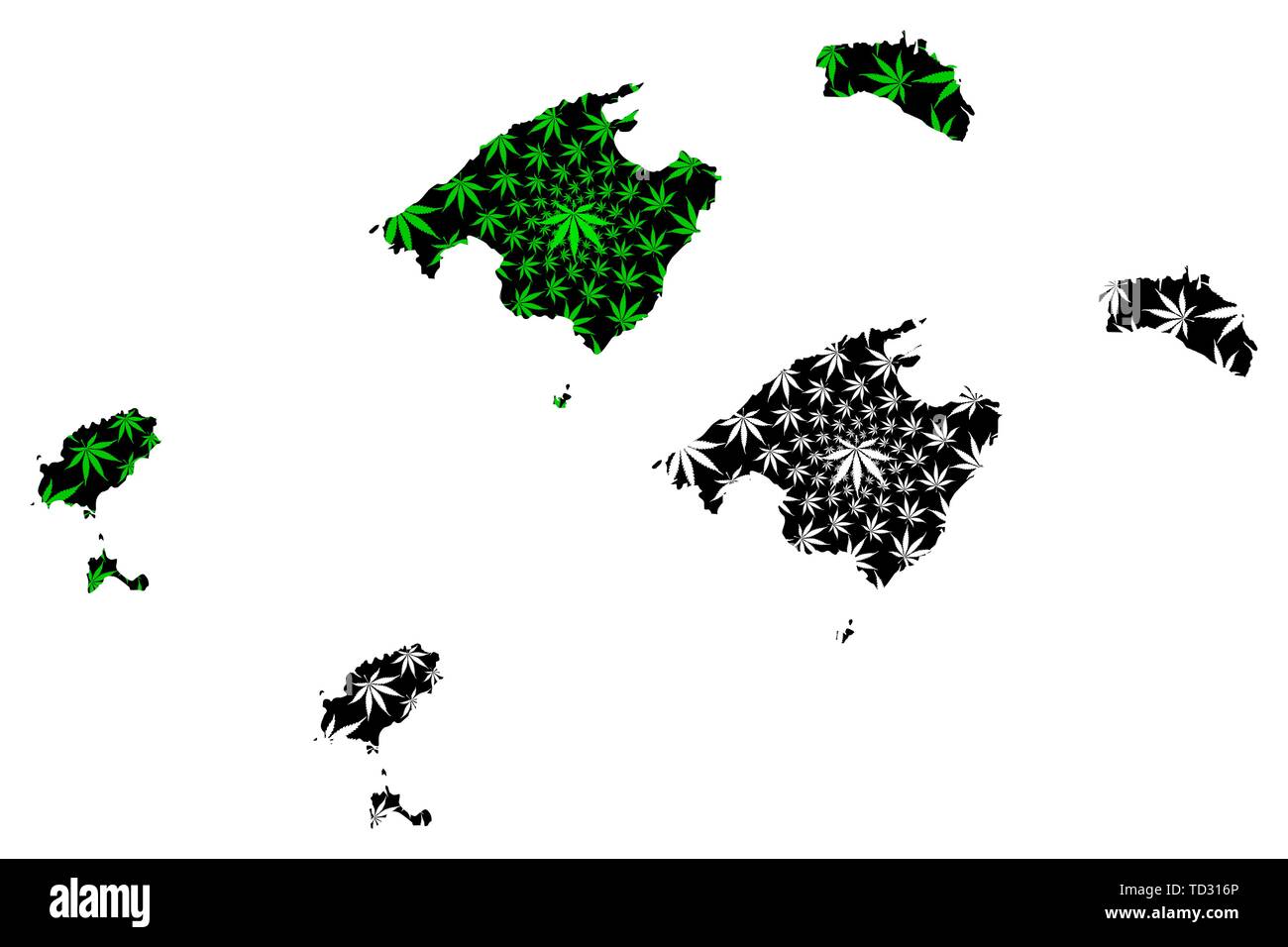 Formentera map vector vectors hi-res stock photography and images - Alamy