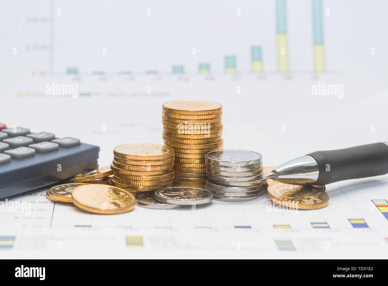 Creative diagram of business accounting concept Stock Photo - Alamy