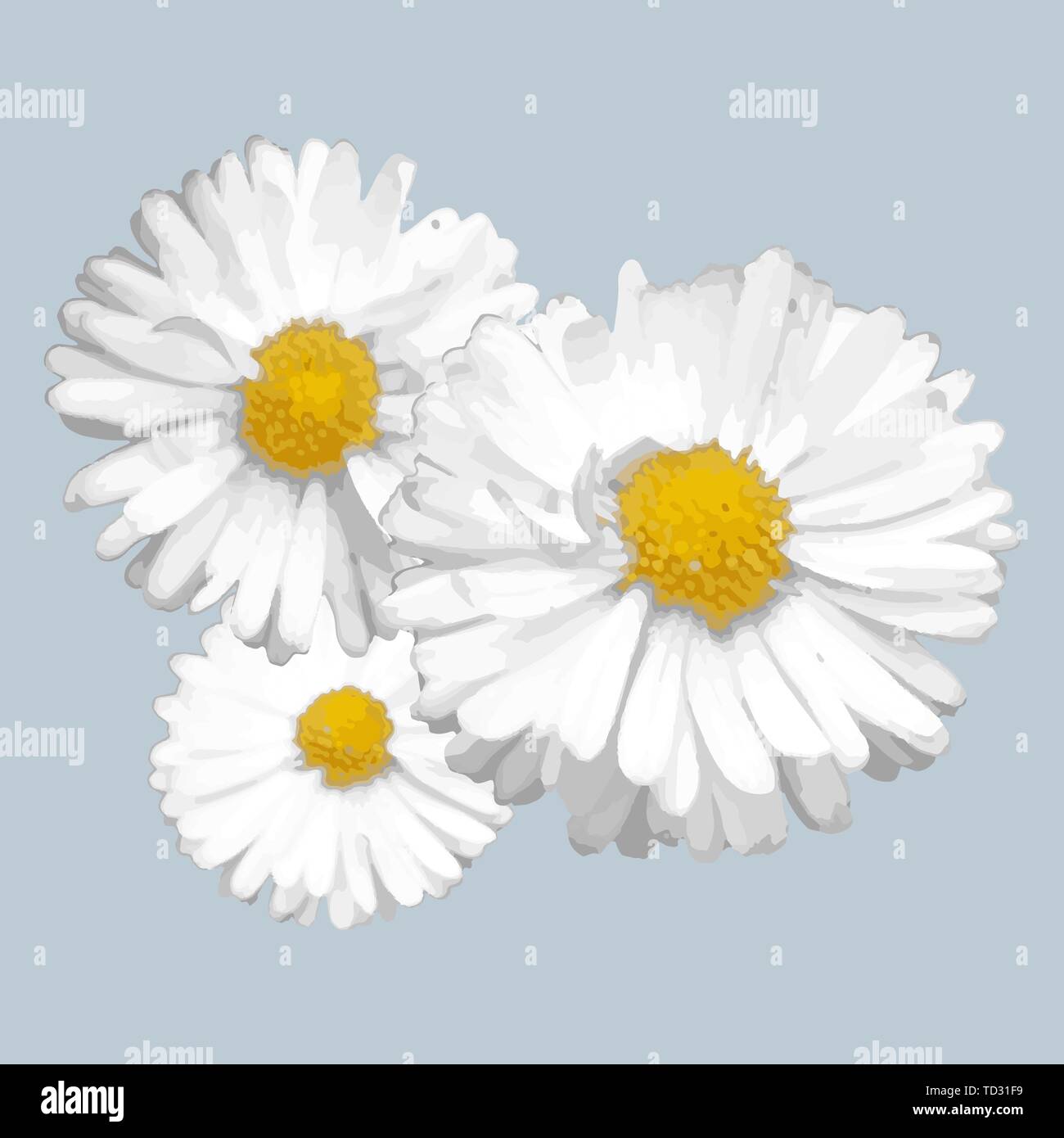 Bouquet on bed Stock Vector Images - Alamy