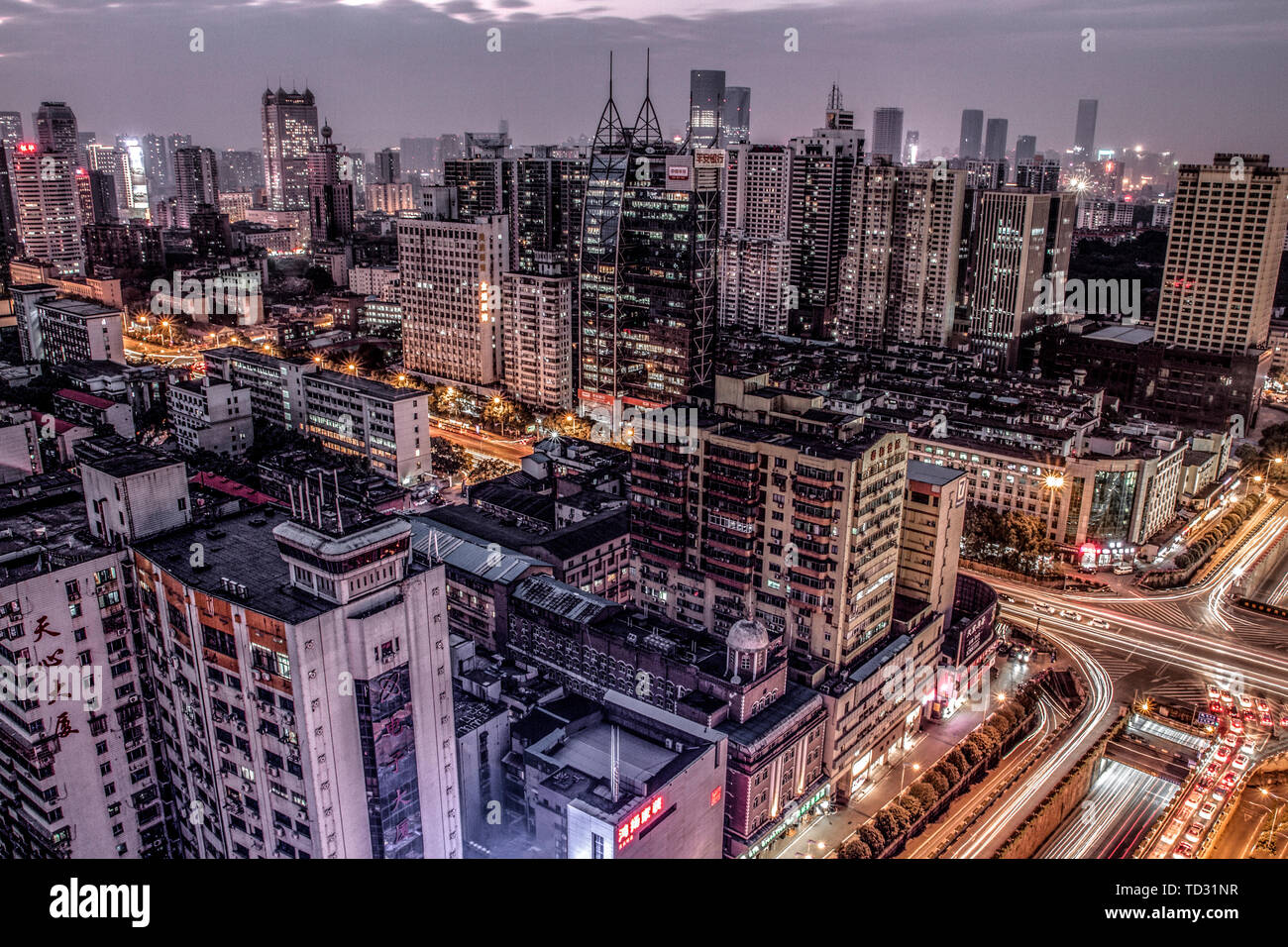 City buildings commercial buildings no one has skyscrapers city ...