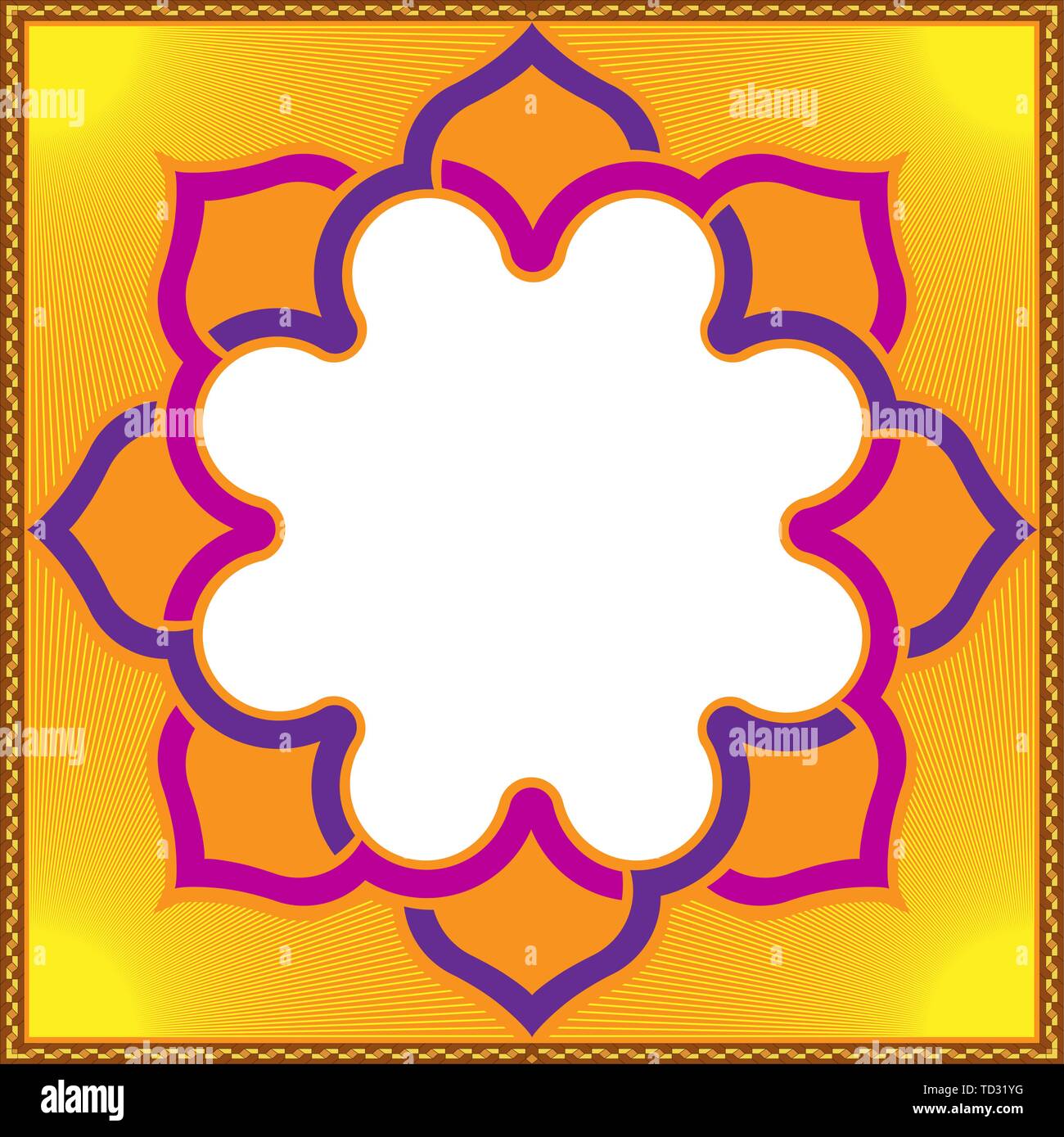 Symmetrical wallpaper Stock Vector Images - Alamy