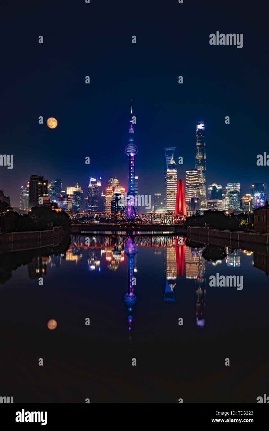 Pujiang night view hi-res stock photography and images - Alamy