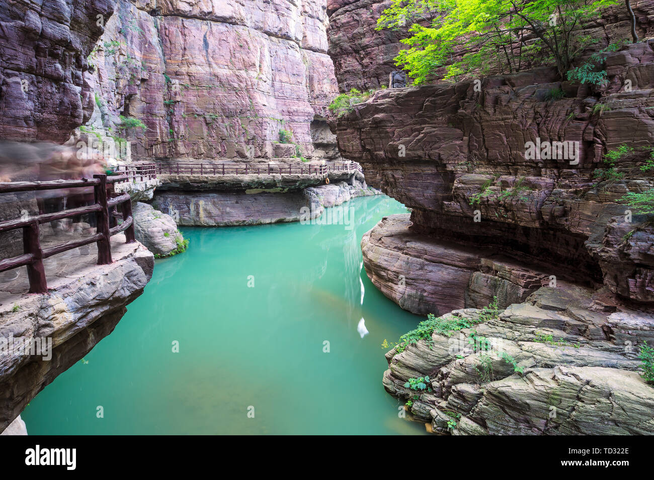 The beauty of Hongshi Gorge Stock Photo - Alamy