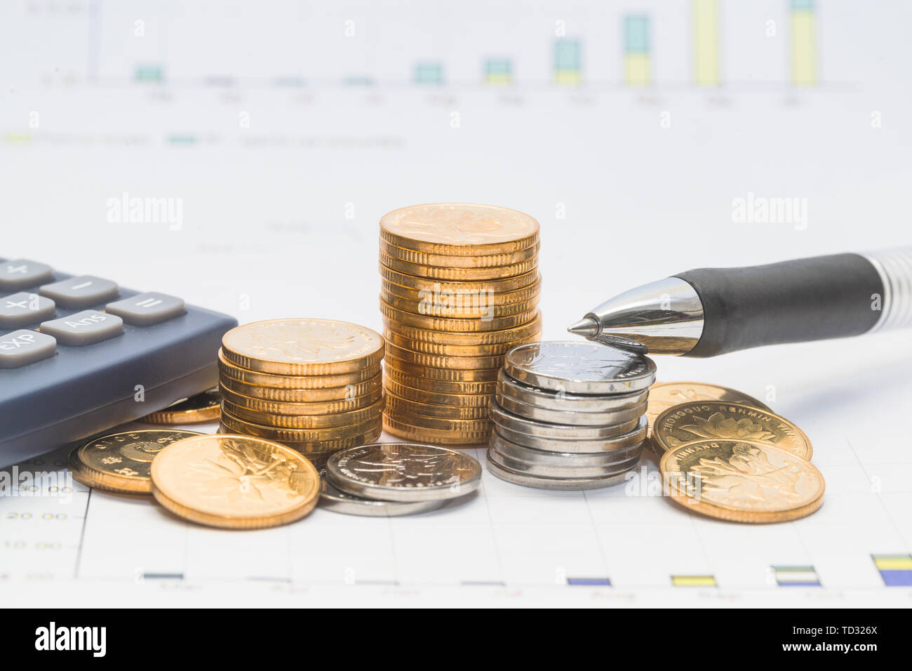 Creative diagram of business accounting concept Stock Photo - Alamy