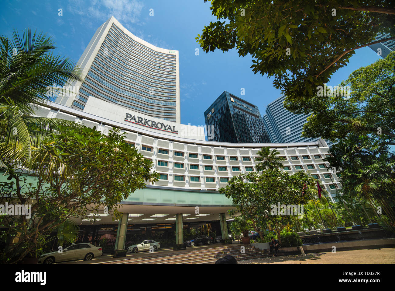 Various modern buildings with futuristic design in Singapore 25 APRIL ...