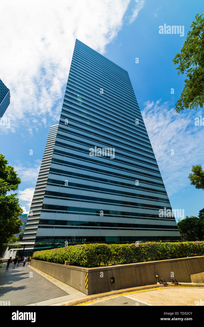 Various modern buildings with futuristic design in Singapore 25 APRIL ...