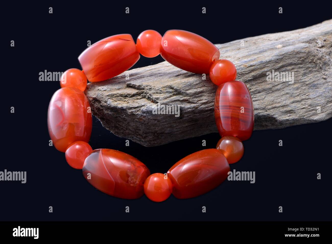 Southern red agate jewellery HD picture Stock Photo - Alamy