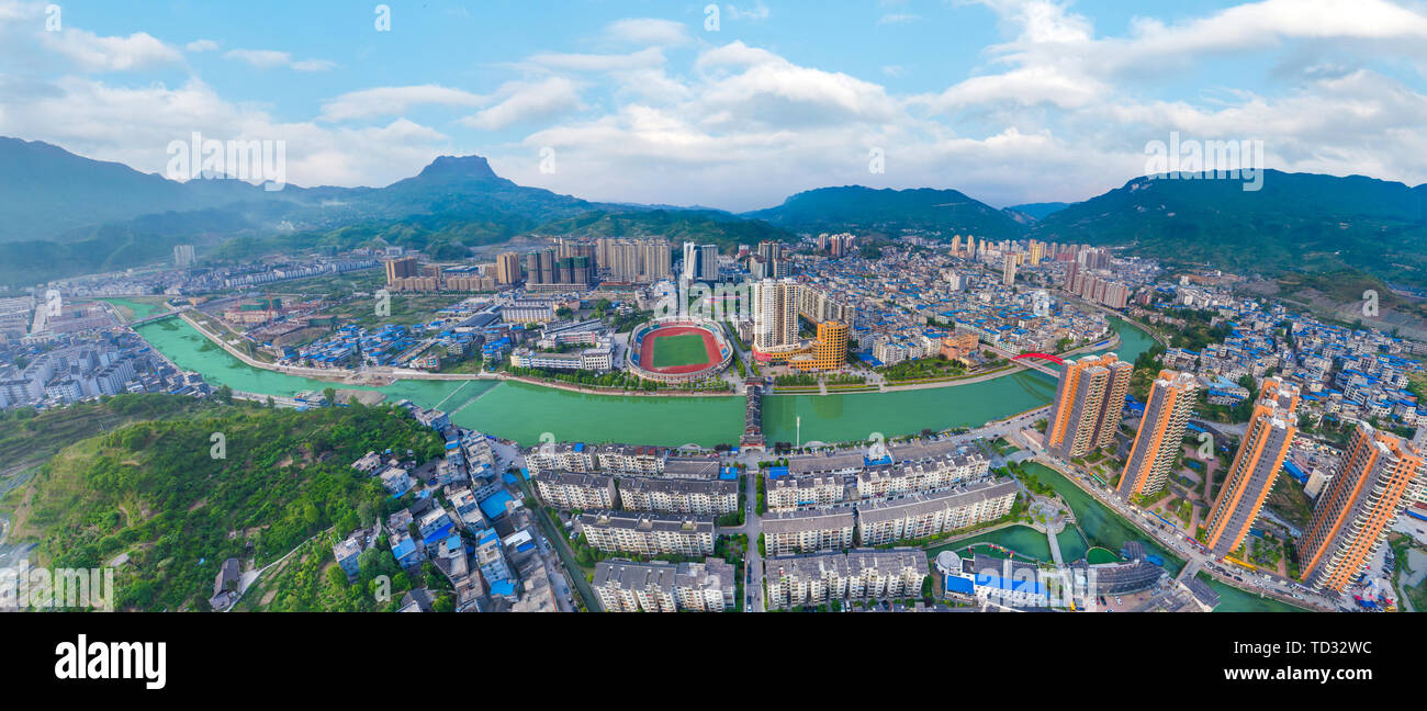 The sky and panoramic picture of tourism and landmarks modern hi-res ...
