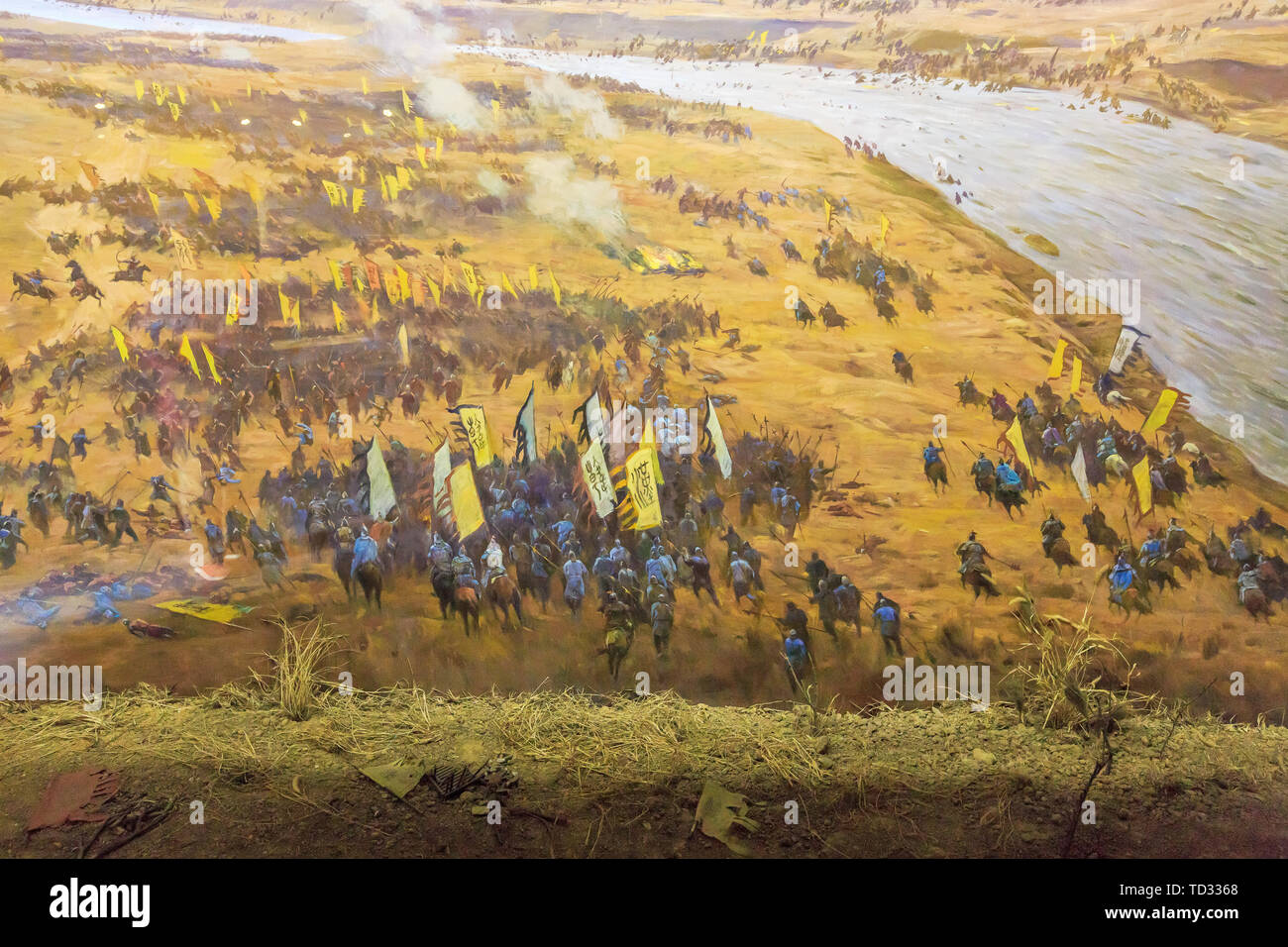 Ancient china battle painting hi-res stock photography and images - Alamy