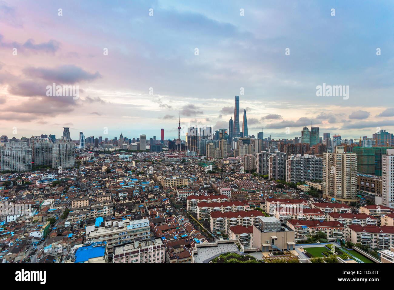 Rooftops of shanghai hi-res stock photography and images - Alamy