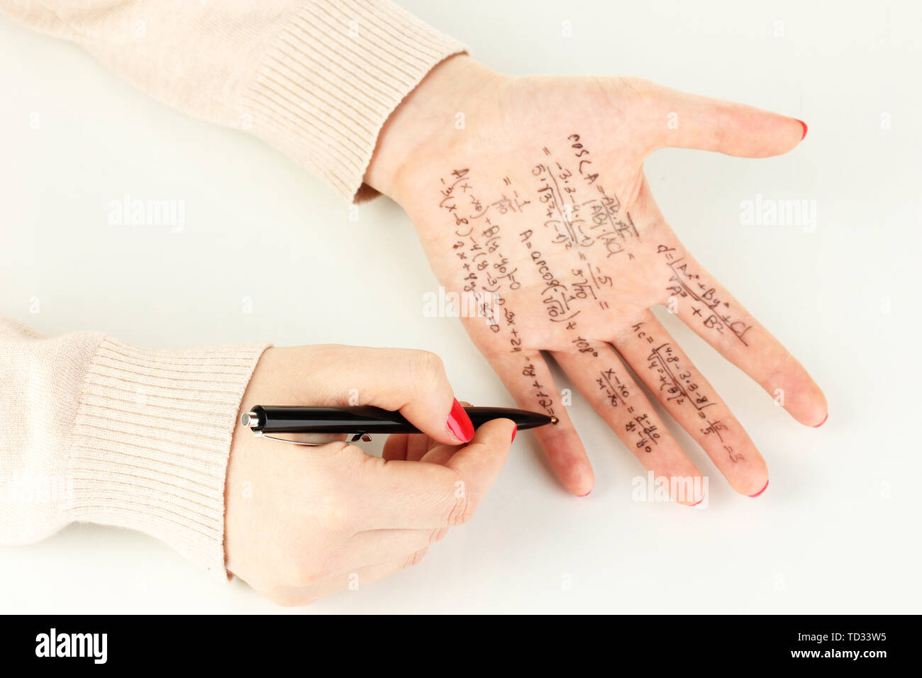 Cheat sheet hi-res stock photography and images - Alamy