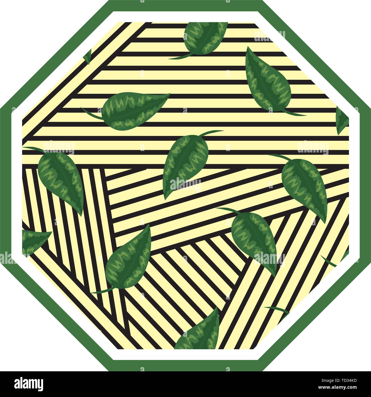 Rhombus plants Stock Vector Images - Alamy