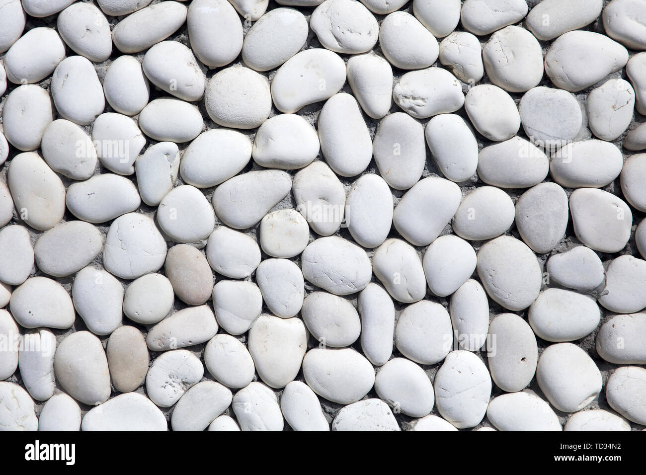 Closeup of the white pebbles stone texture and background Stock Photo ...