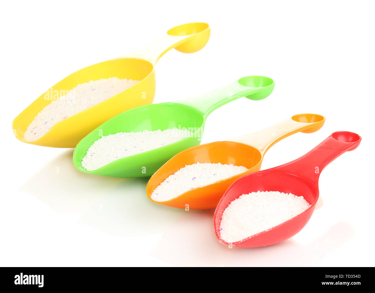 Yellow washing powder in measuring hi-res stock photography and images ...