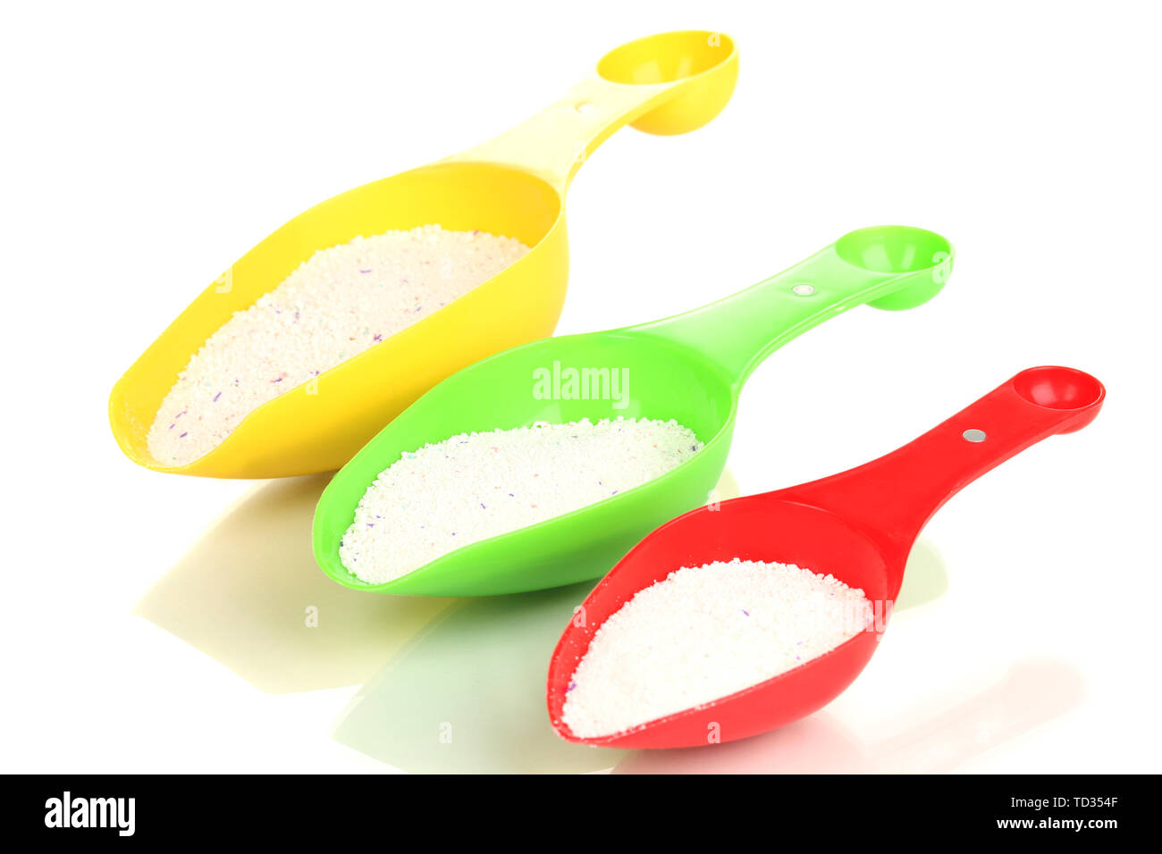 Yellow washing powder in measuring hi-res stock photography and images ...