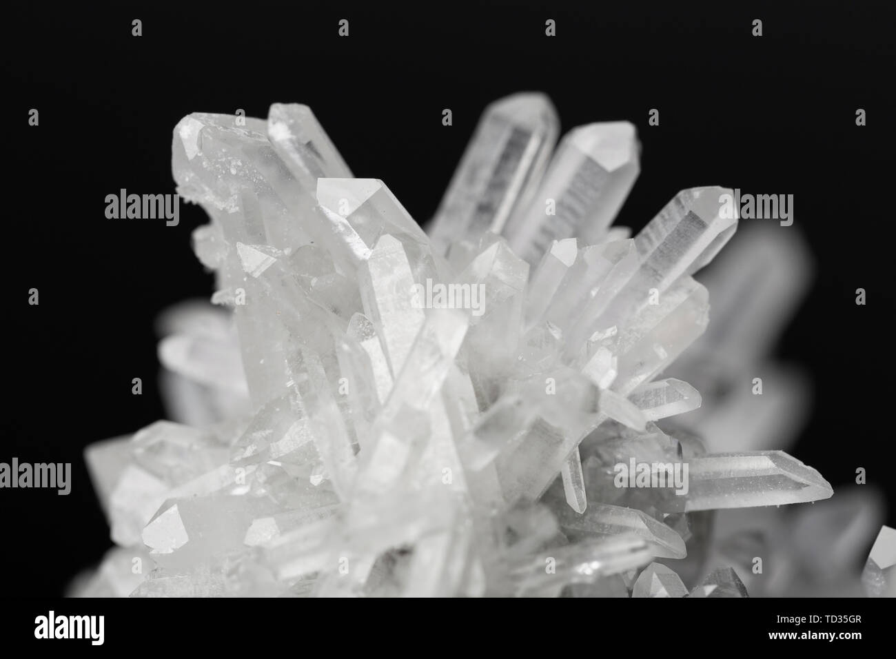 Crystal Quartz Stone Rock Gem Specimen Mineral Stone Stock Photo - Alamy