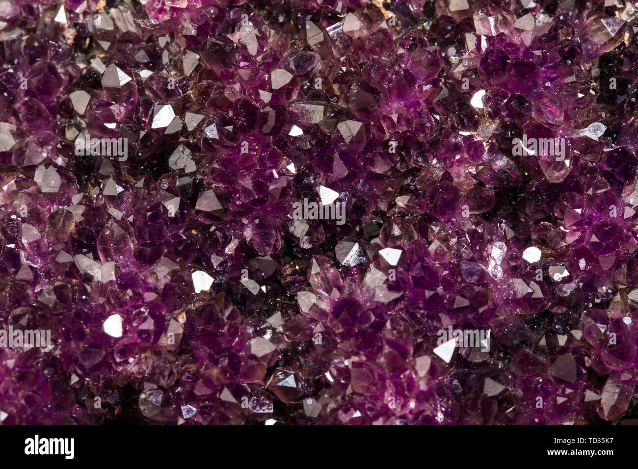 Amethyst mineral stone rock gem purple quartz stone specimen Stock ...