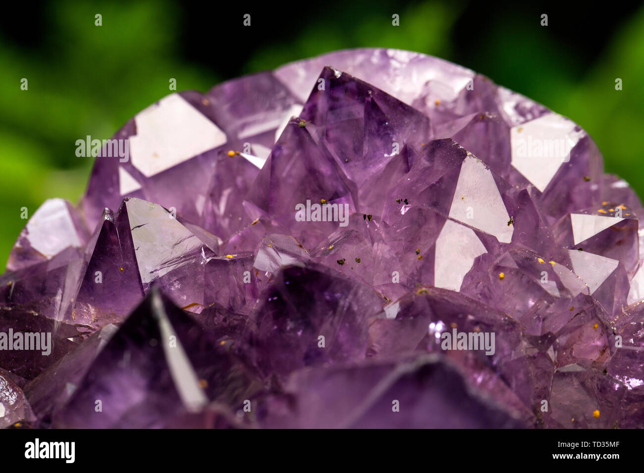 Amethyst mineral stone rock gem purple quartz stone specimen Stock ...