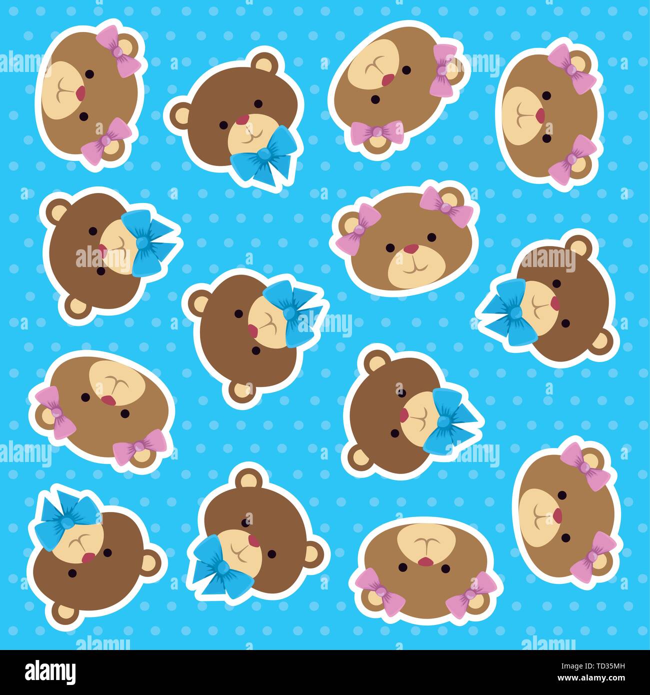 Little bears Stock Vector Images - Alamy