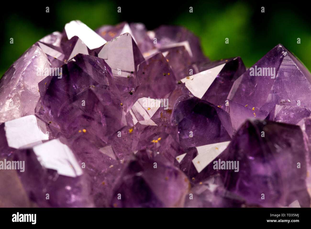 Amethyst mineral stone rock gem purple quartz stone specimen Stock ...