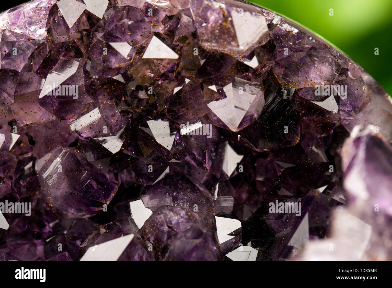 Amethyst mineral stone rock gem purple quartz stone specimen Stock ...