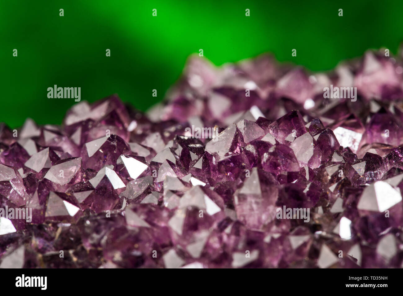 Amethyst mineral stone rock gem purple quartz stone specimen Stock ...