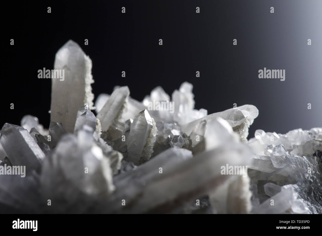 Crystal Quartz Stone Rock Gem Specimen Mineral Stone Stock Photo - Alamy