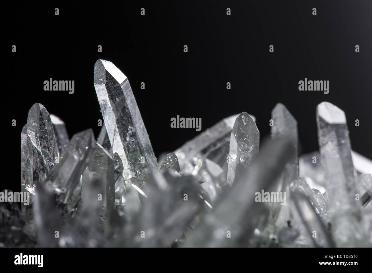 Crystal Quartz Stone Rock Gem Specimen Mineral Stone Stock Photo - Alamy
