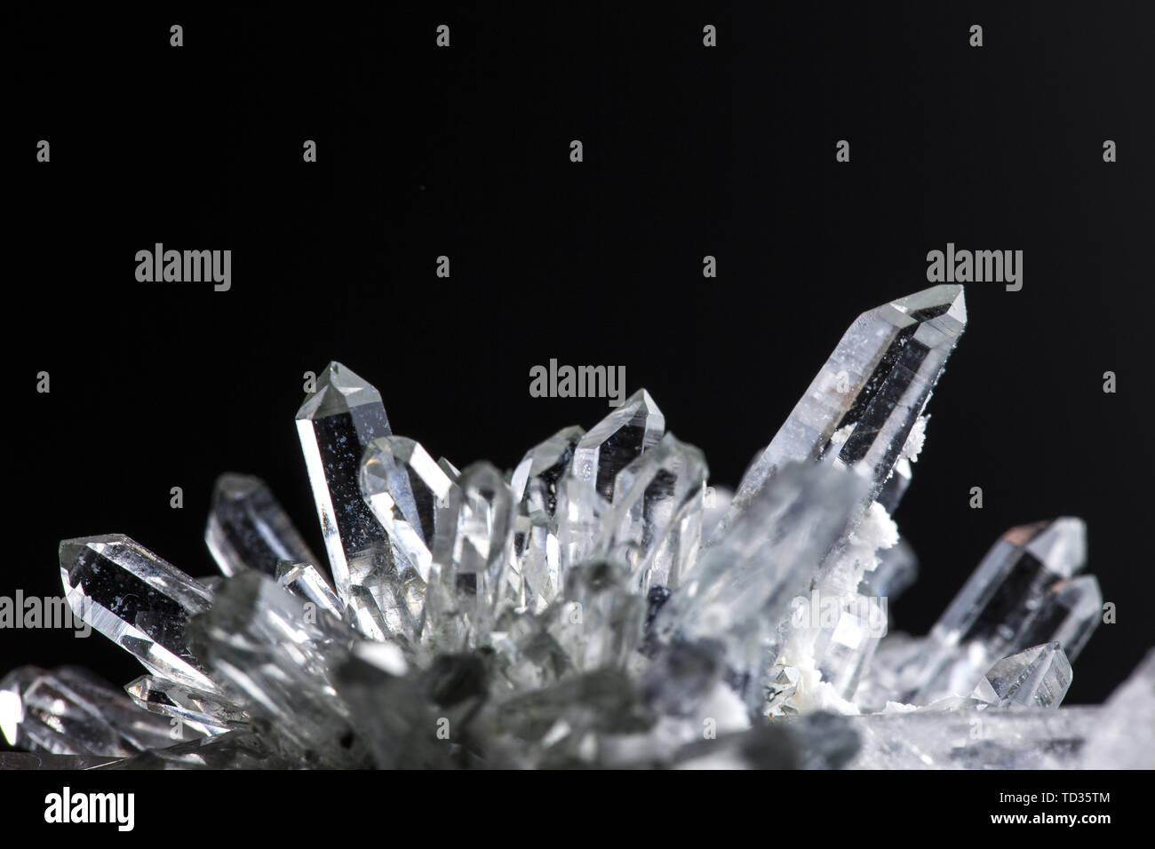 Crystal Quartz Stone Rock Gem Specimen Mineral Stone Stock Photo - Alamy