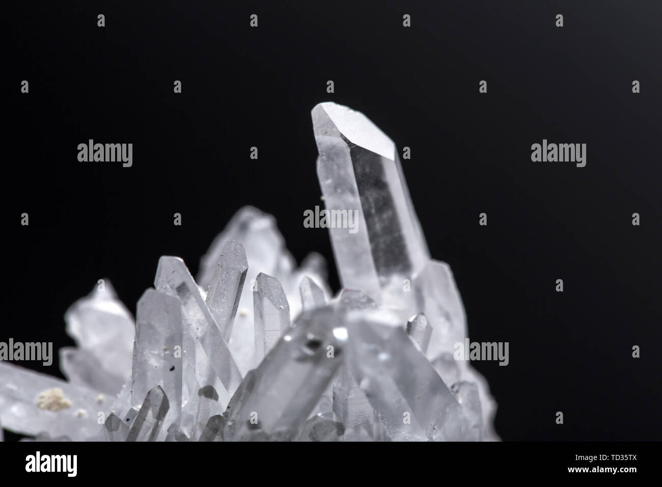 Crystal Quartz Stone Rock Gem Specimen Mineral Stone Stock Photo - Alamy