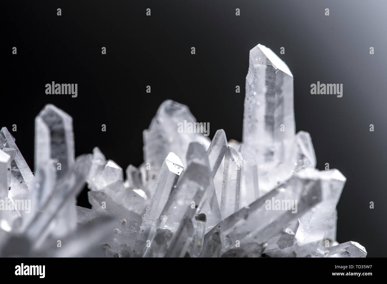 Crystal Quartz Stone Rock Gem Specimen Mineral Stone Stock Photo - Alamy