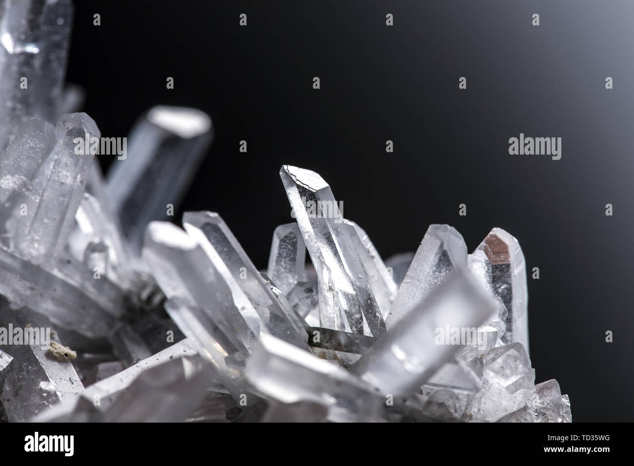 Crystal Quartz Stone Rock Gem Specimen Mineral Stone Stock Photo - Alamy