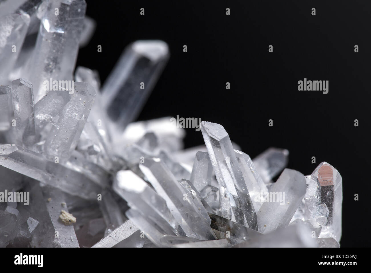 Crystal Quartz Stone Rock Gem Specimen Mineral Stone Stock Photo - Alamy
