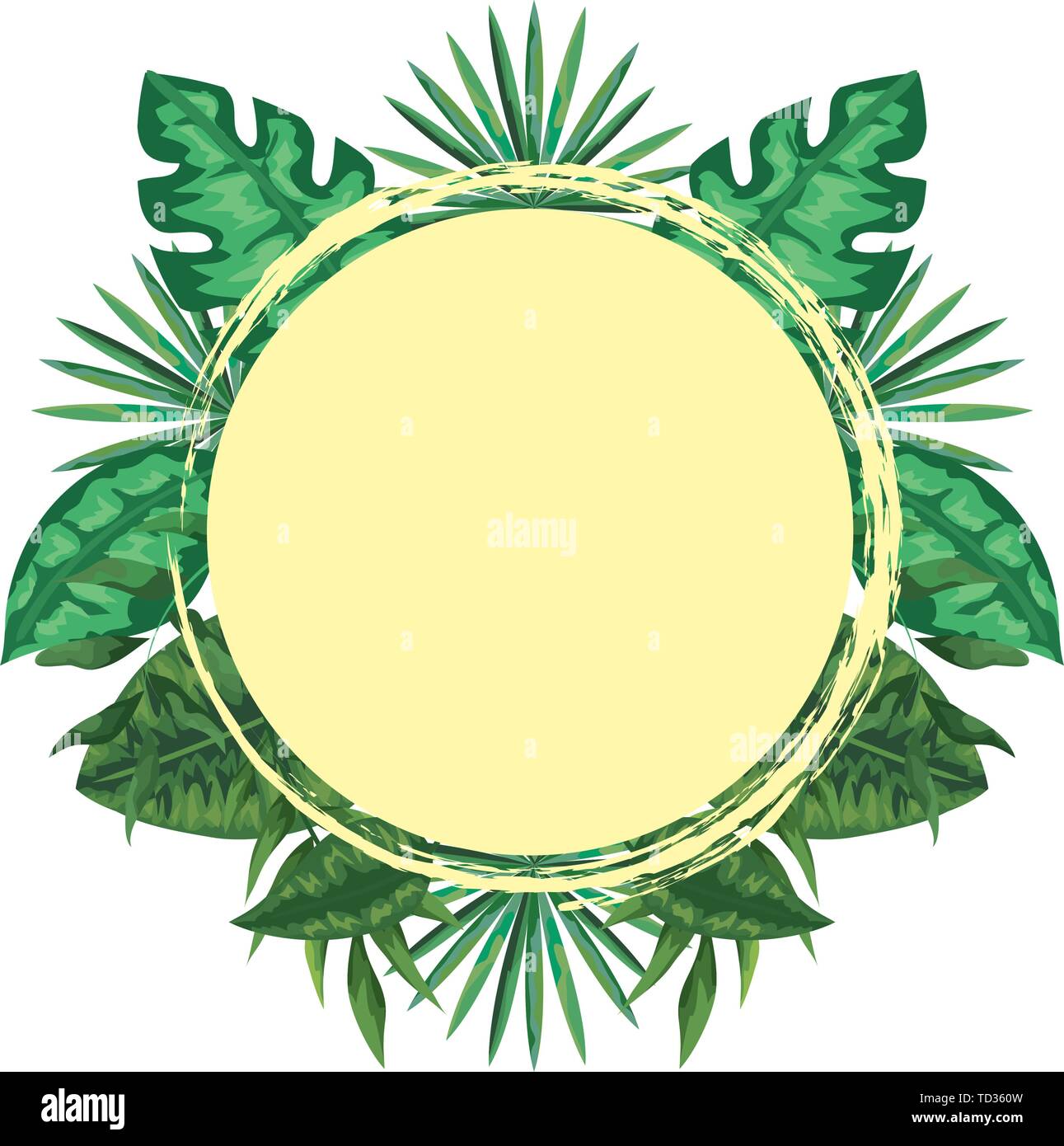 Circular frame Stock Vector Images - Alamy