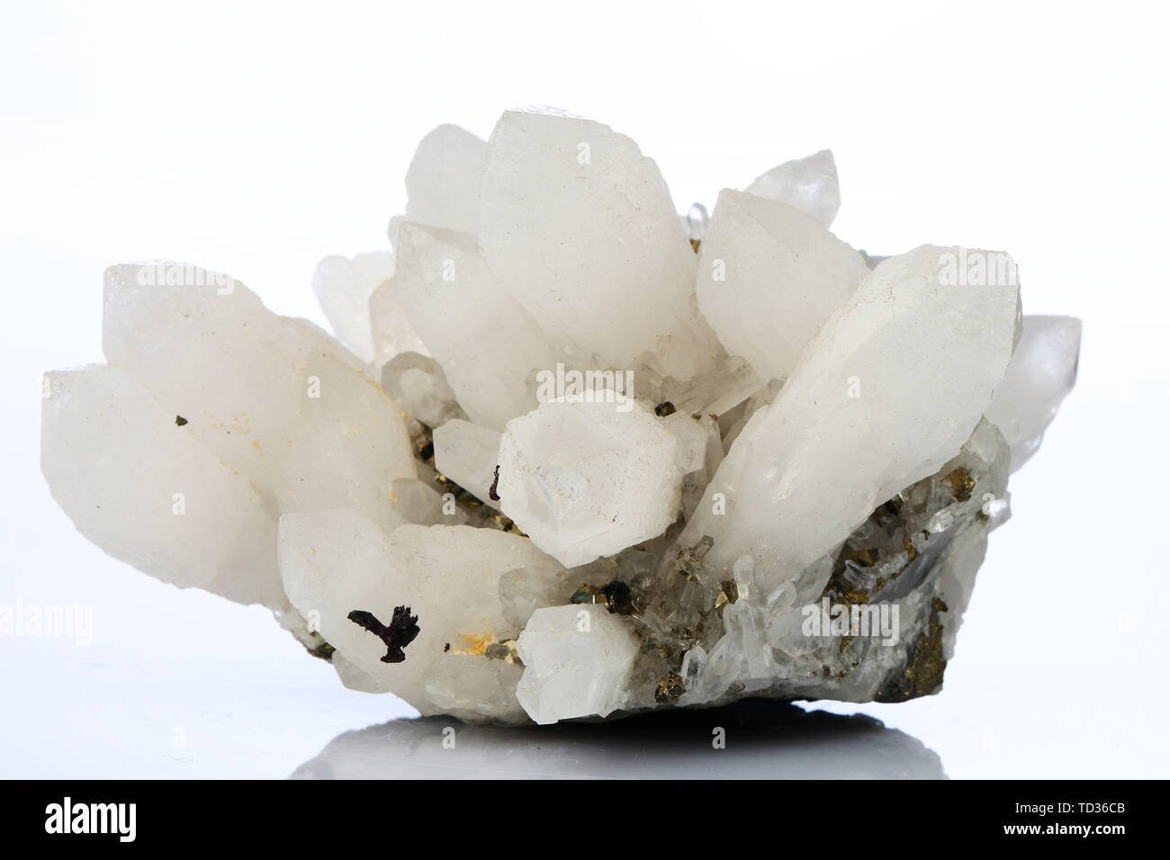 Pyrite Crystal Mineral Specimen Rock Geology rock gem stone Stock Photo ...