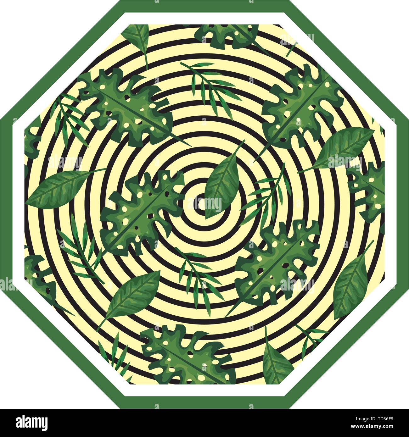 Rhombus plants Stock Vector Images - Alamy