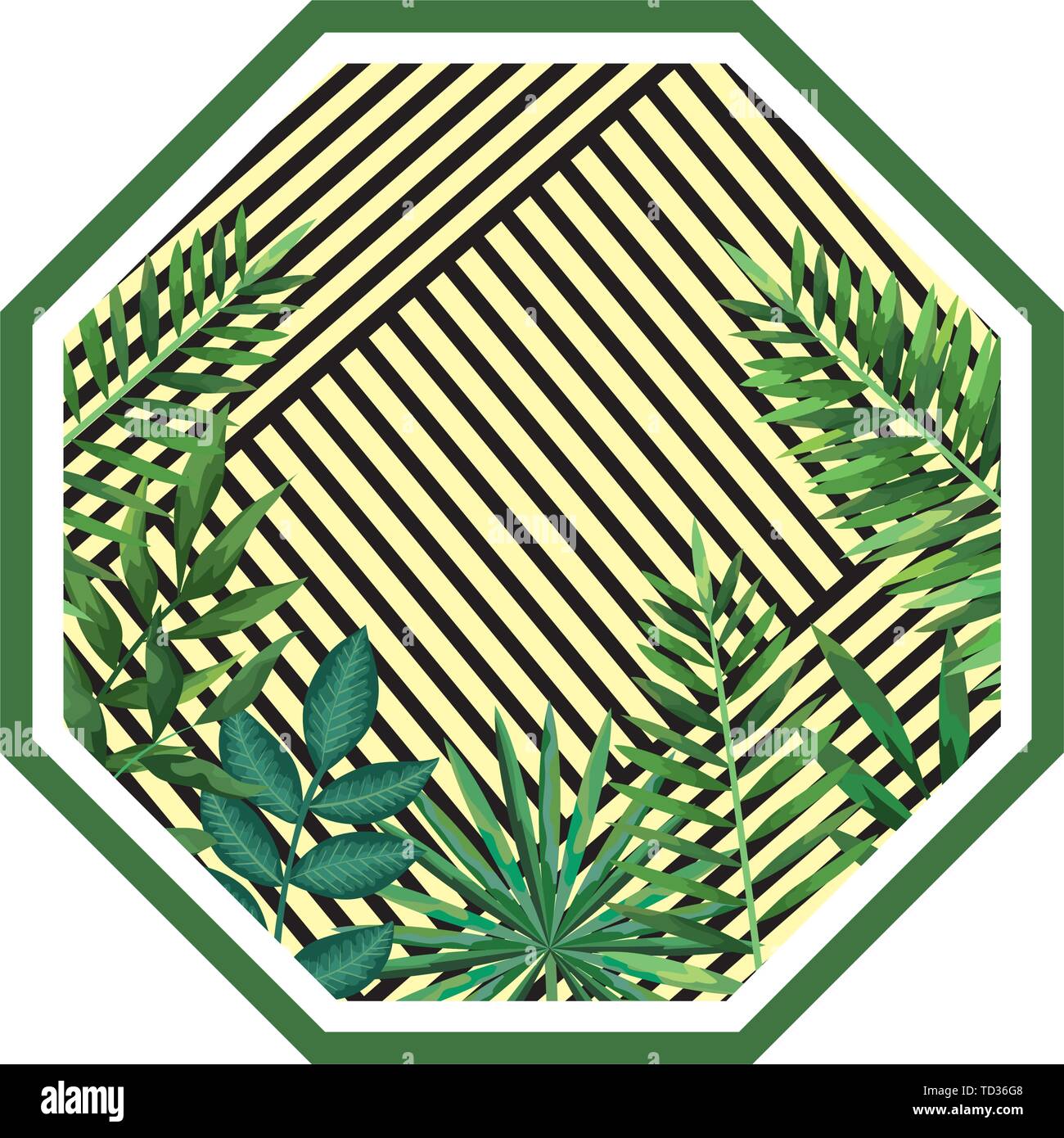 Rhombus plants Stock Vector Images - Alamy