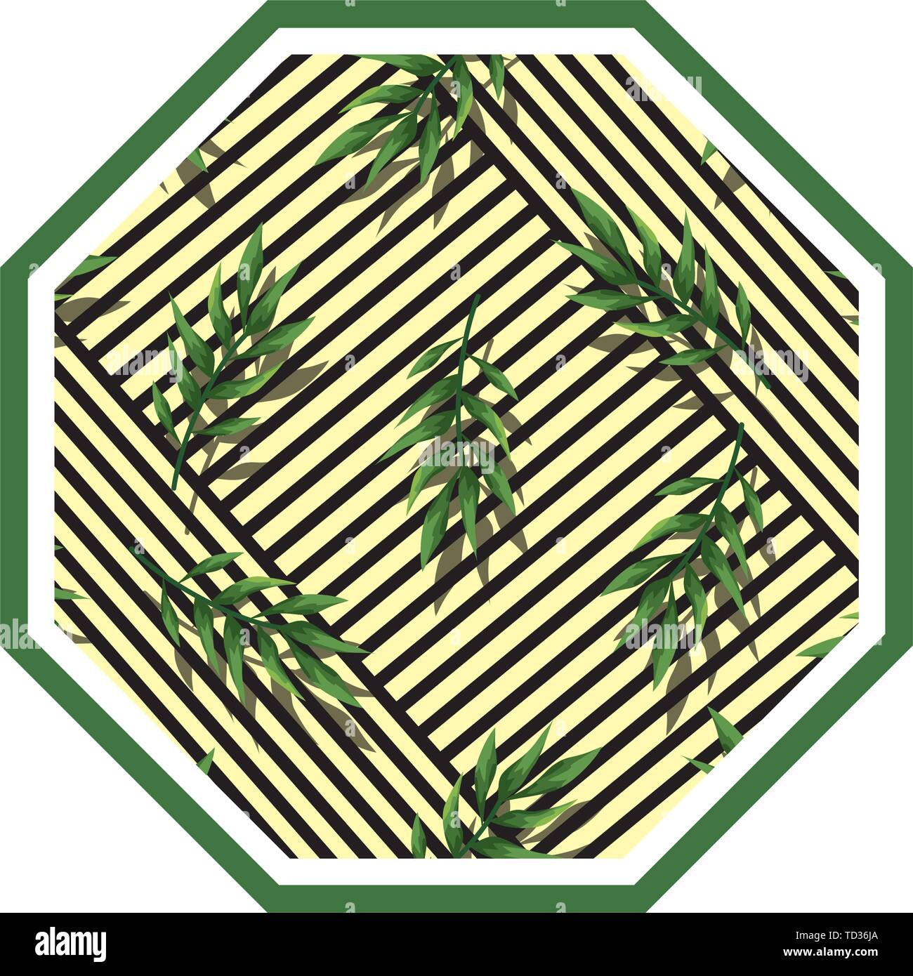 Rhombus shape in nature Stock Vector Images - Alamy