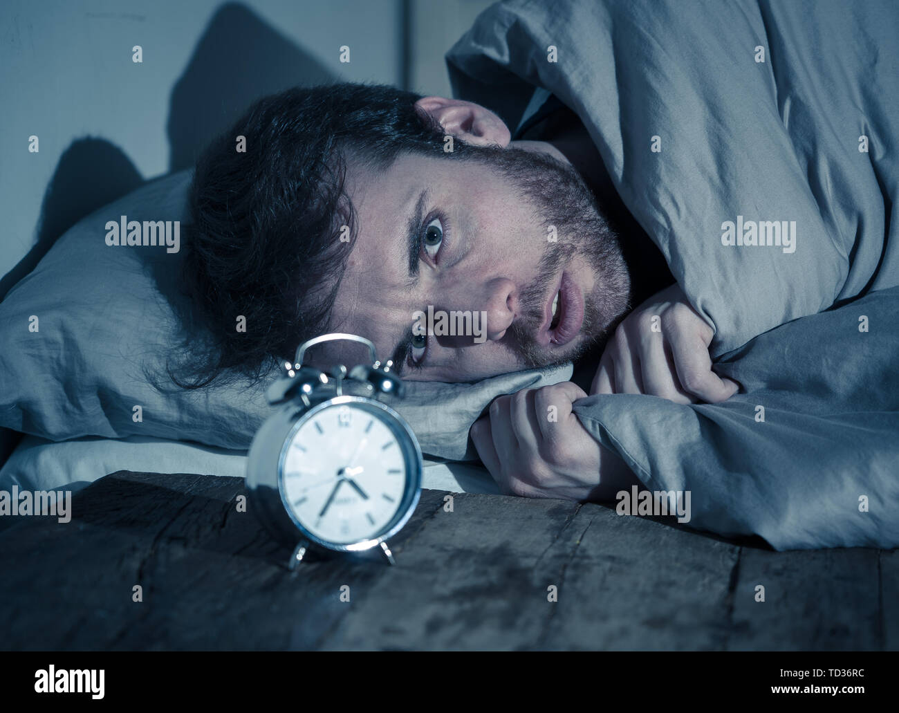 Mental Health Insomnia And Sleeping Disorders Frustrated And Hopeless
