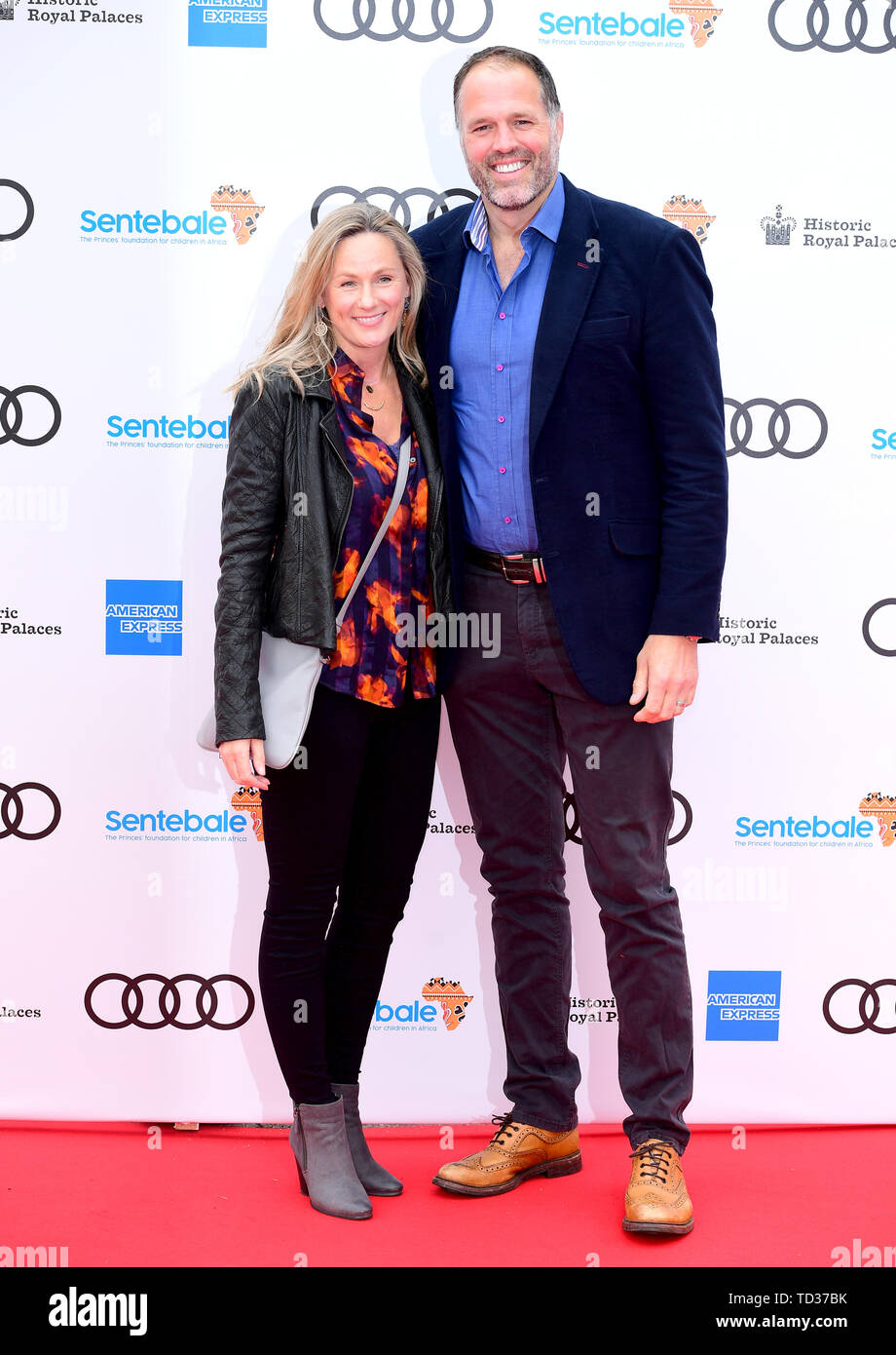 Martin Bayfield and wife Jane Bayfield arriving for a concert hosted by ...