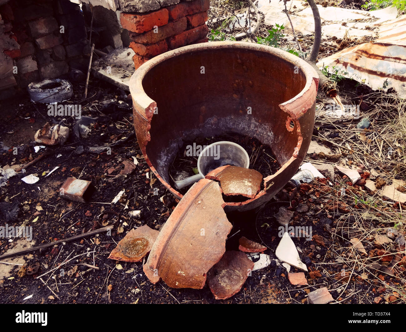Broken Tank High Resolution Stock Photography and Images - Alamy