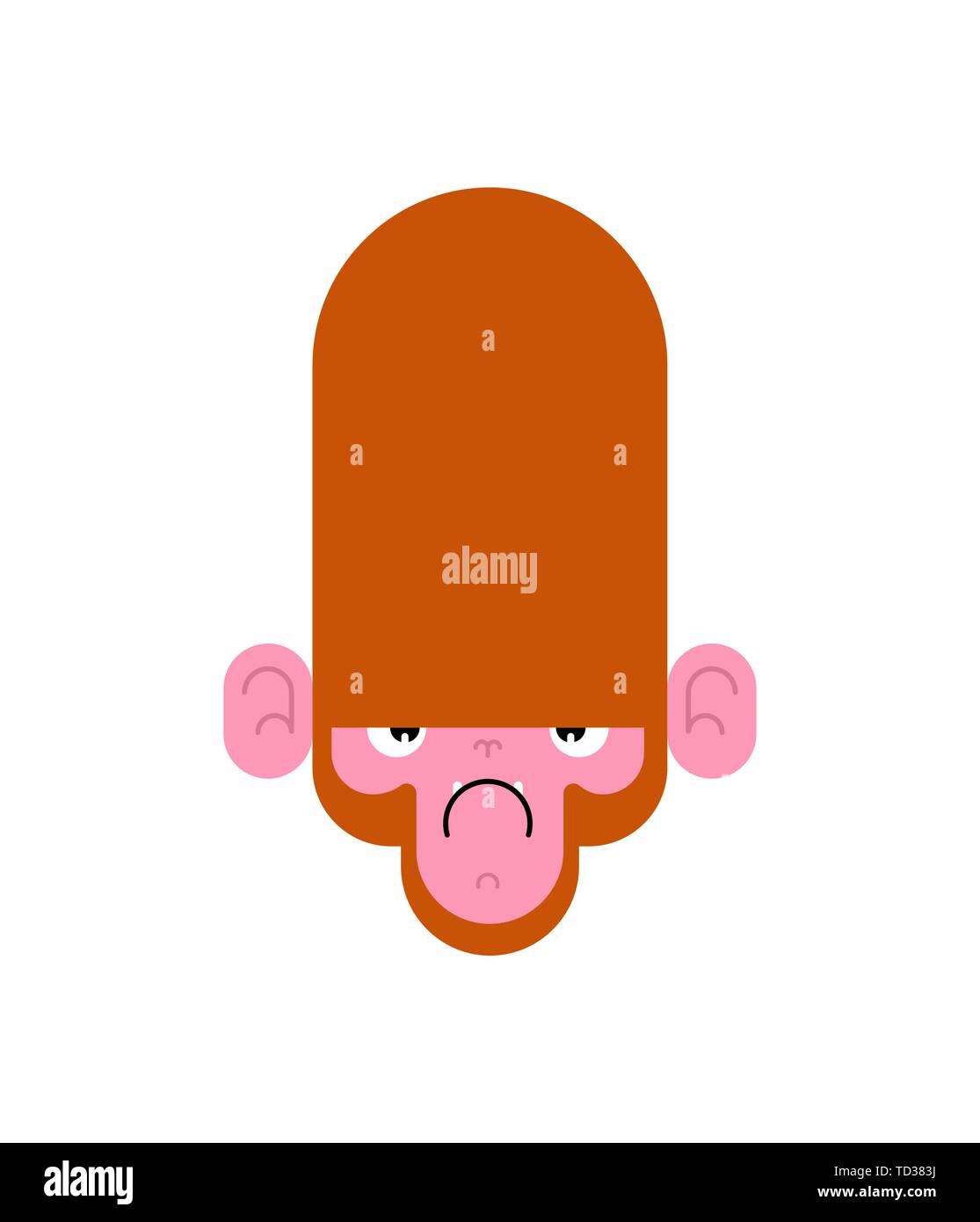 Chimp head Cut Out Stock Images & Pictures - Alamy