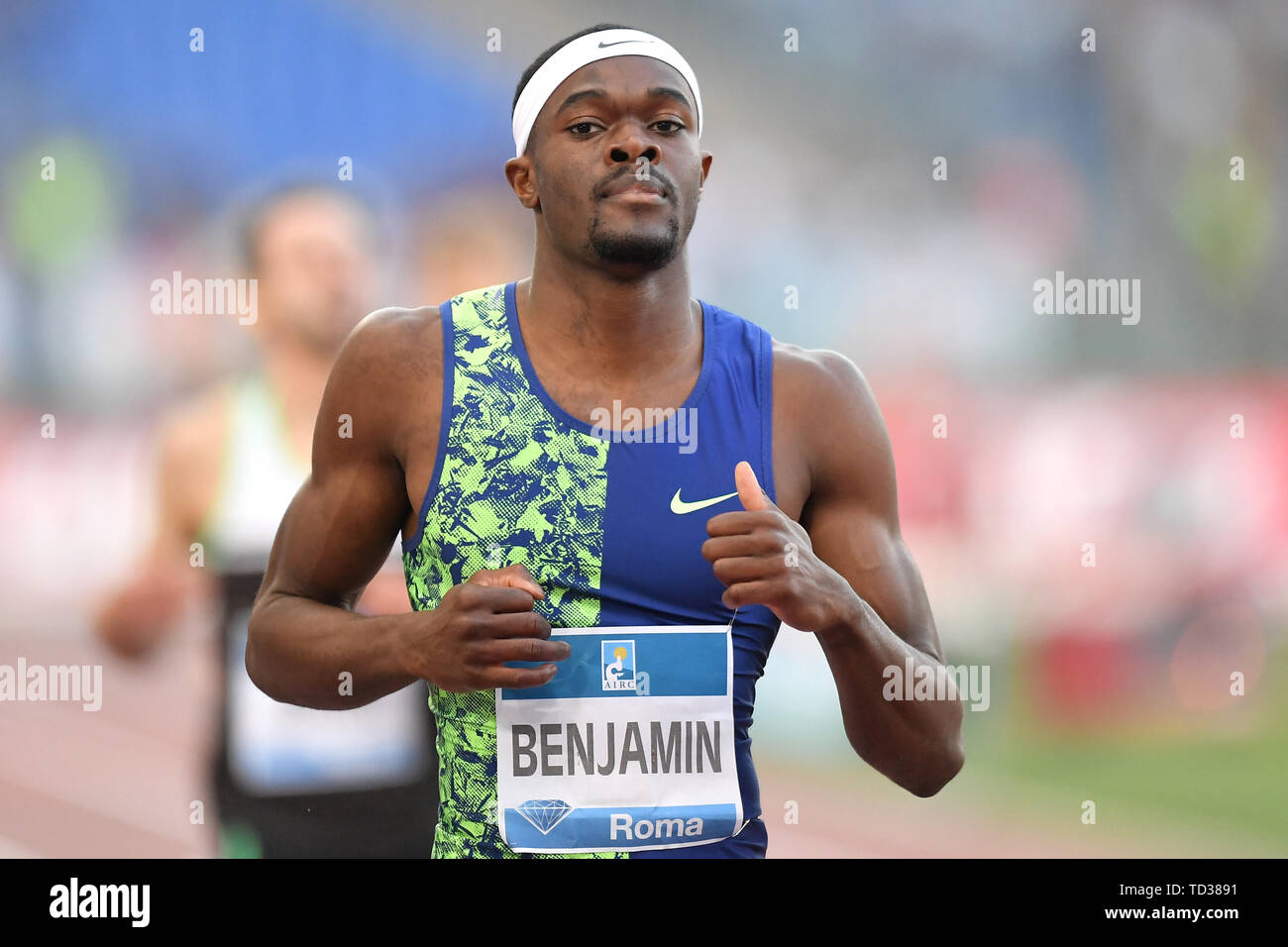 Rai Benjamin of United States reacts after winning the men's 400m ...