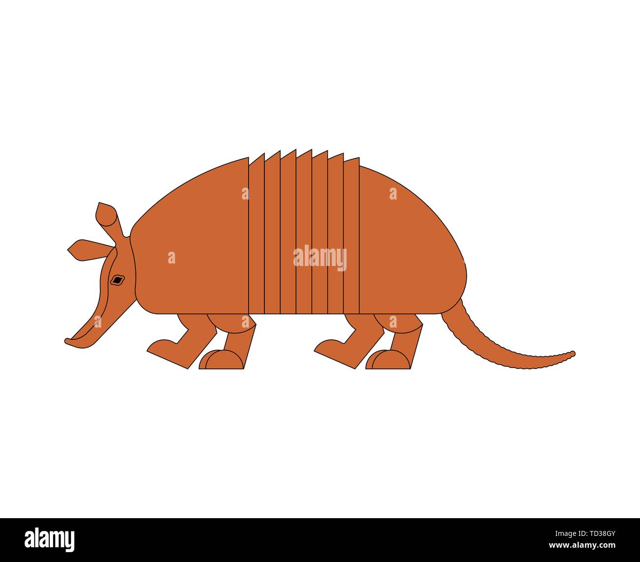 Nine Banded Armadillo Illustration High Resolution Stock Photography ...